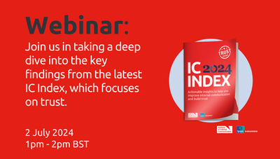 Webinar: IC Index 2024 IoIC, The Institute of Internal Communication