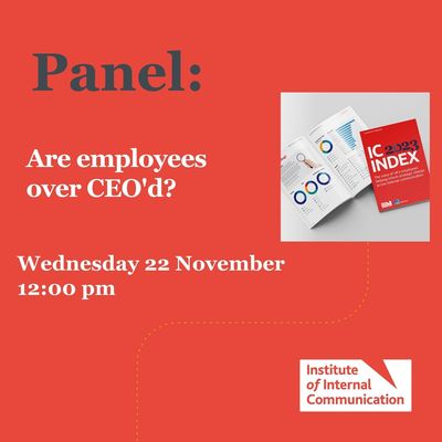 Panel: Are employees over CEO'd? IoIC, The Institute of Internal ...