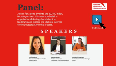 IC Index Panel - Strategy IoIC, The Institute of Internal Communication